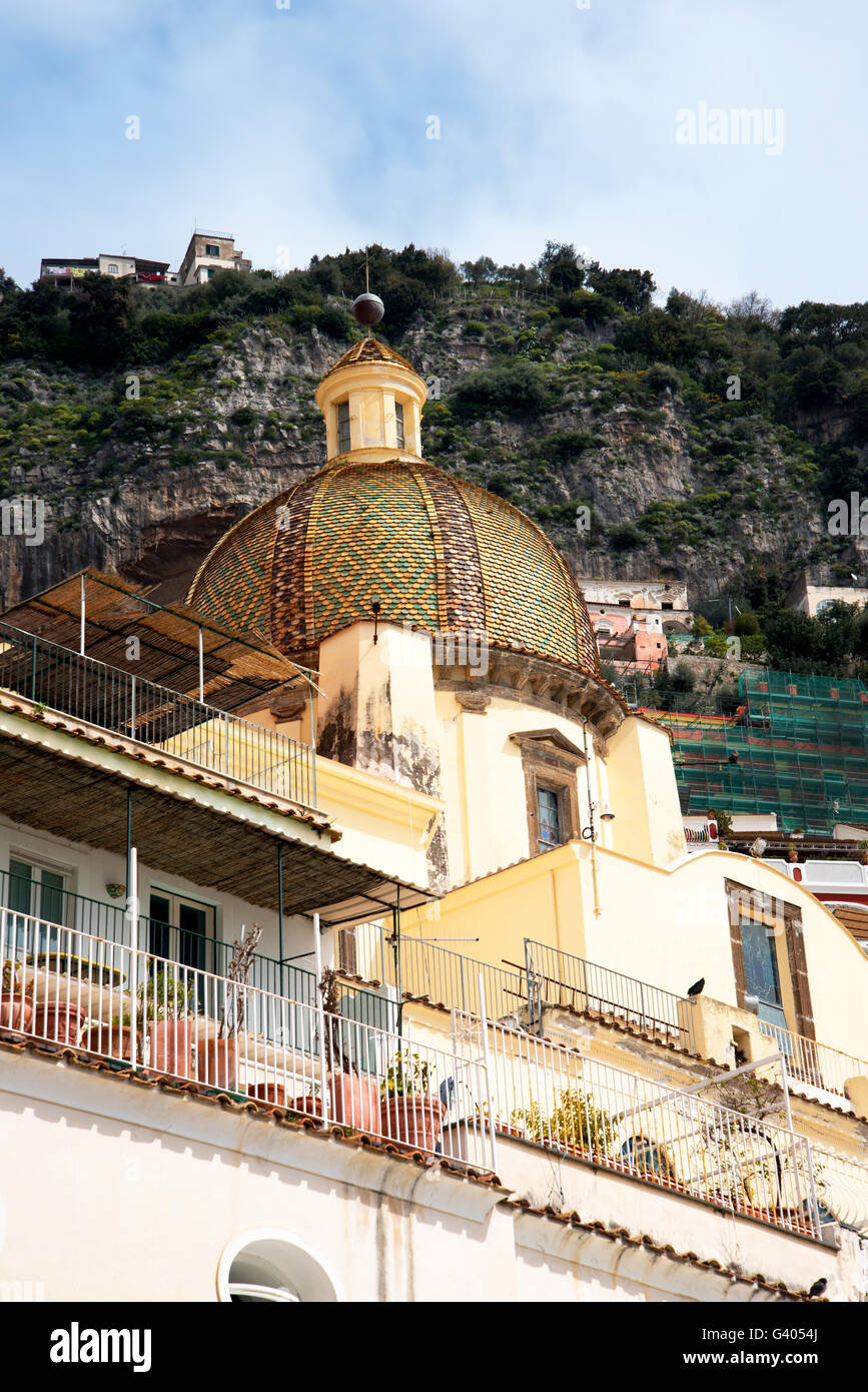 The structure of the town of Positano is very original; its buildings ...