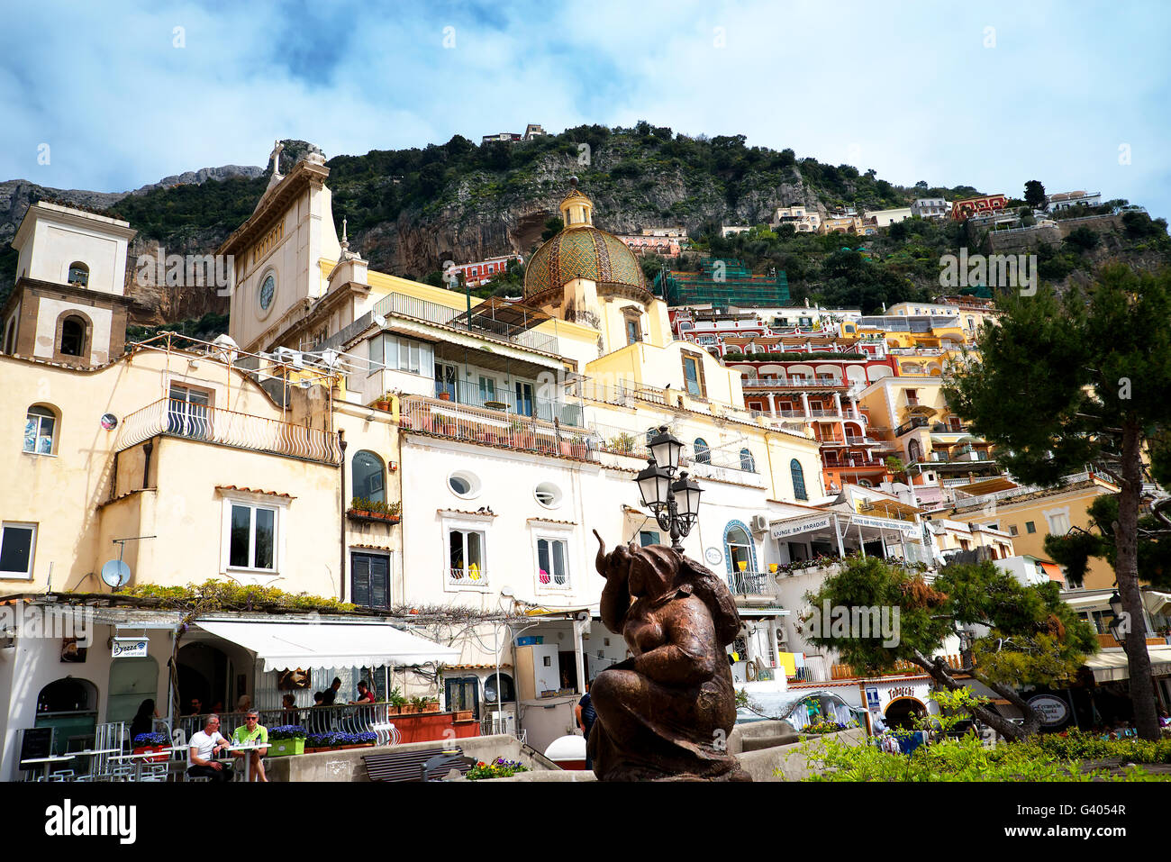 The structure of the town of Positano is very original; its buildings ...