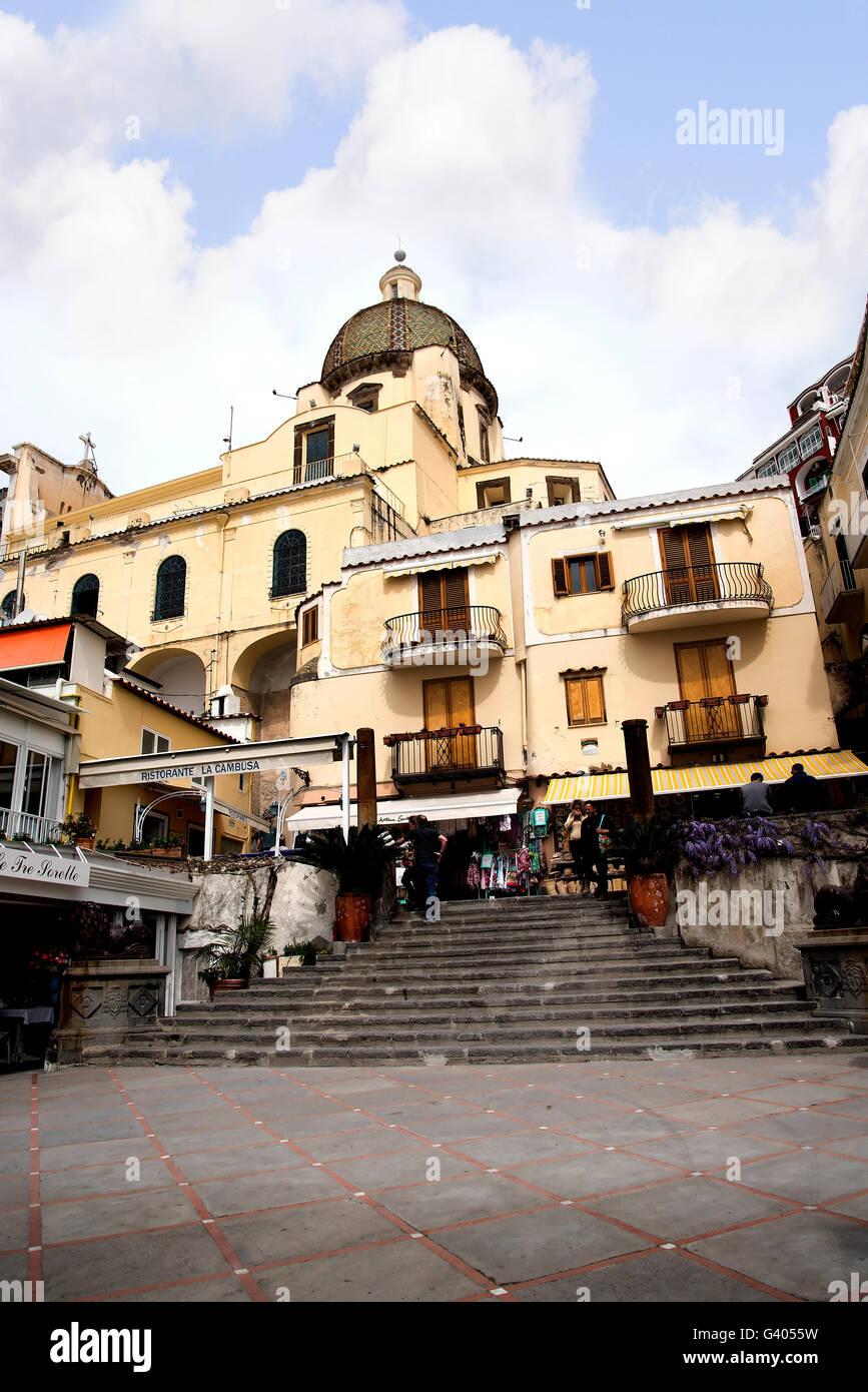 The structure of the town of Positano is very original; its buildings ...