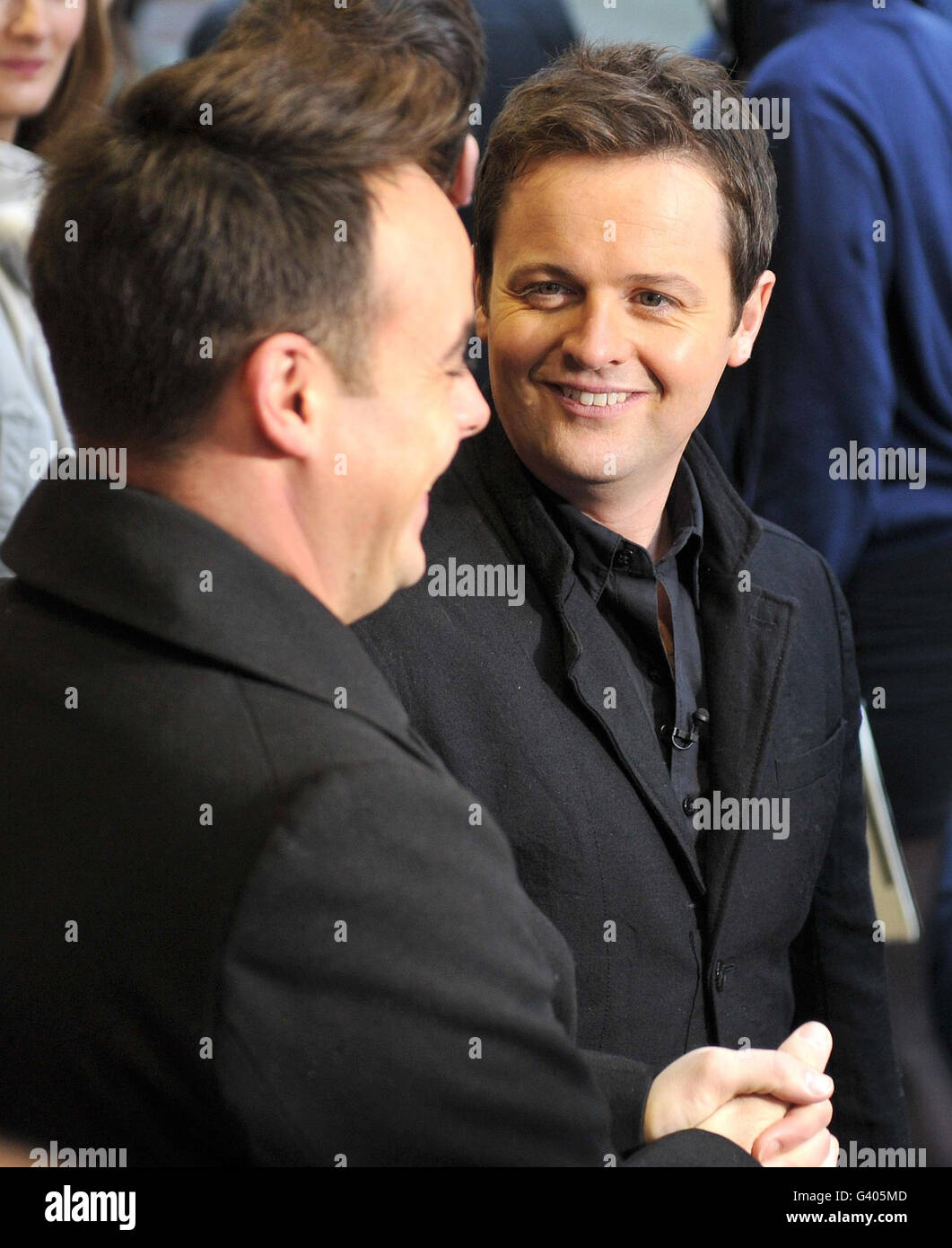 Anthony McPartlin (left) and Declan Donnelly arrive at The Opera House ...