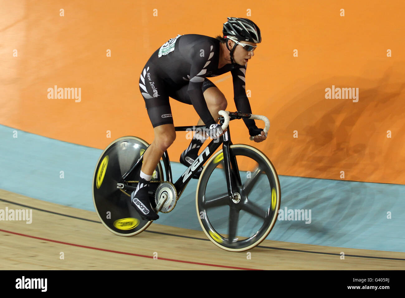 New Zealand's Aaron Gate in action in the Men's Points Race at the ...