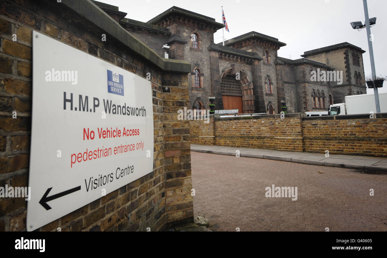 Wandsworth prison sign hi-res stock photography and images - Alamy