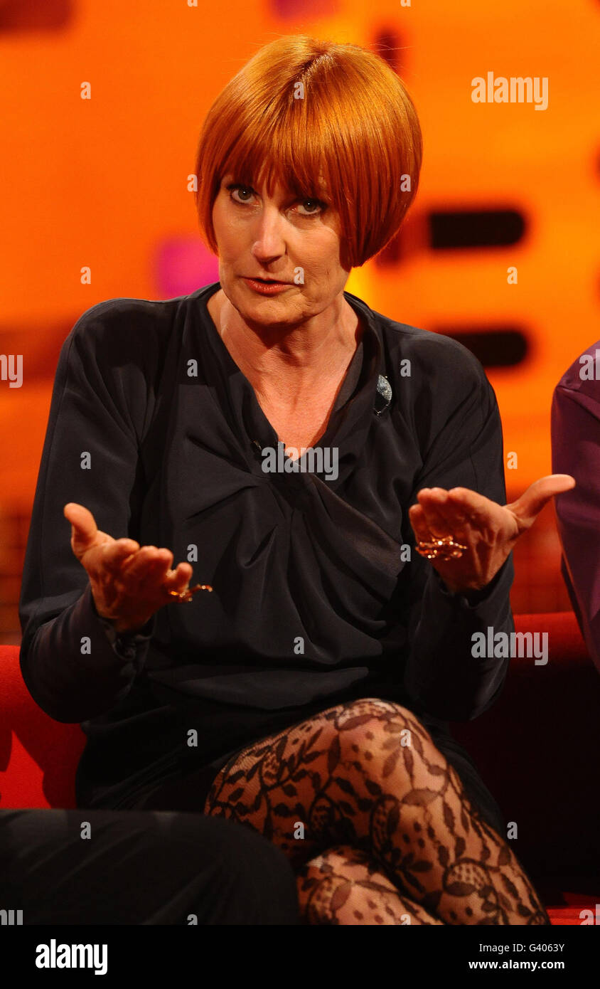Mary portas appears on graham norton show filmed london studios hi-res ...