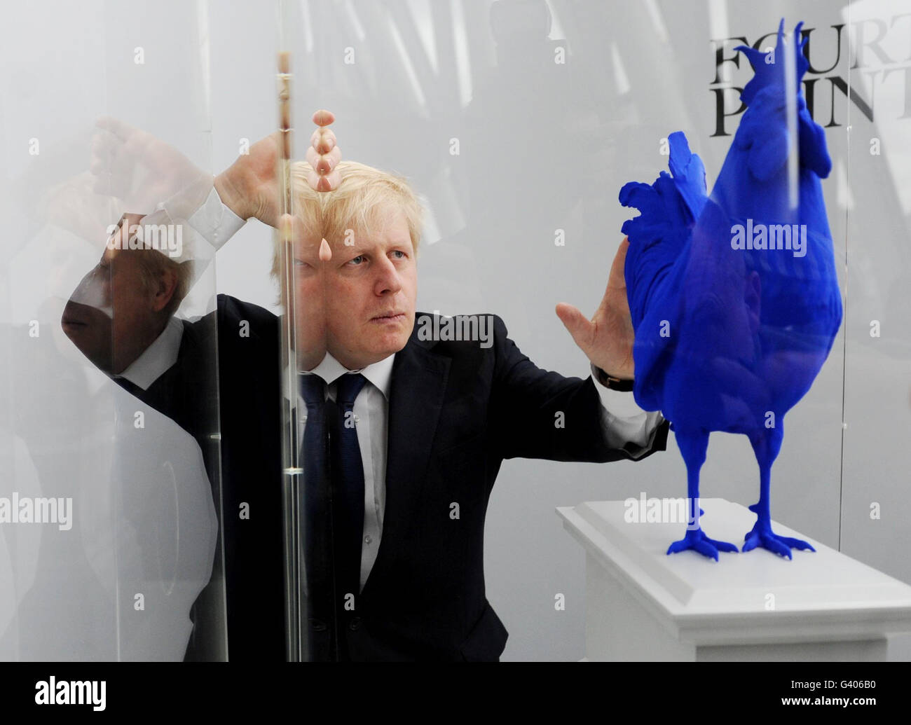 Pictured on the fourth plinth in trafalgar square hi-res stock ...