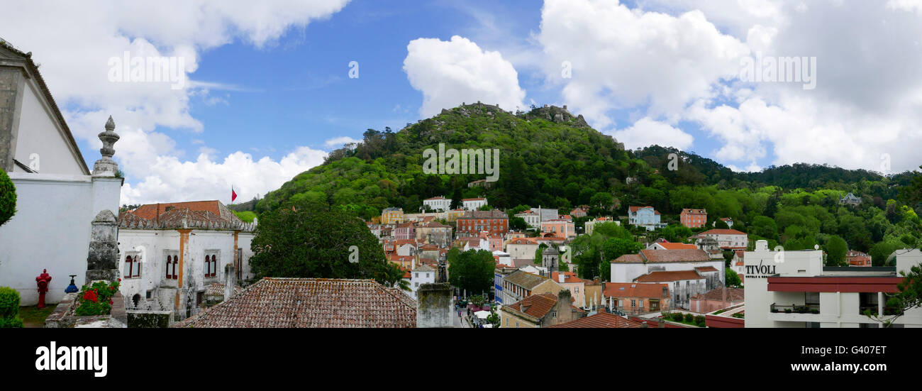 Sintra town centre, Sintra, Portugal Stock Photo - Alamy