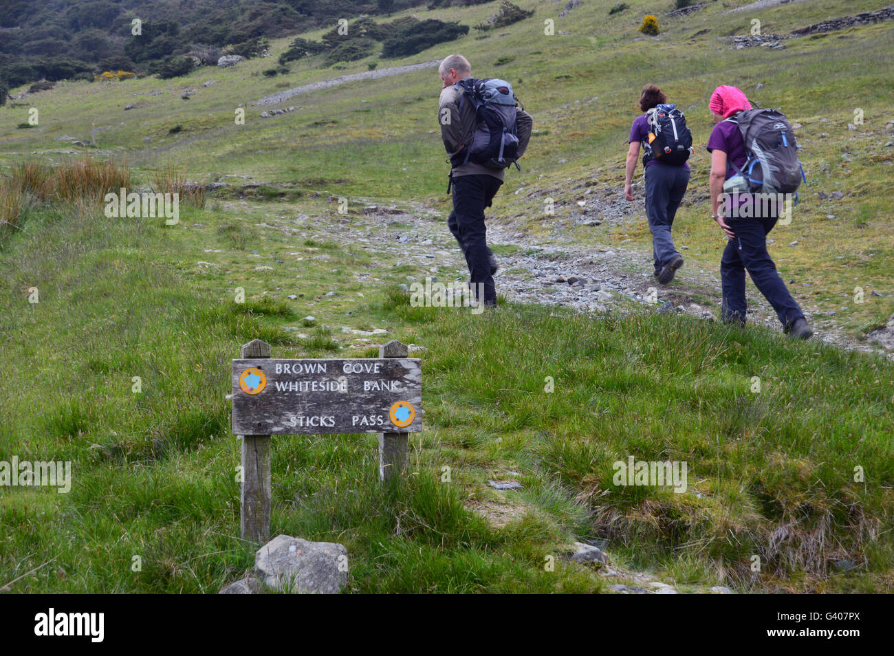 Walkers with 2 sticks hi-res stock photography and images - Alamy