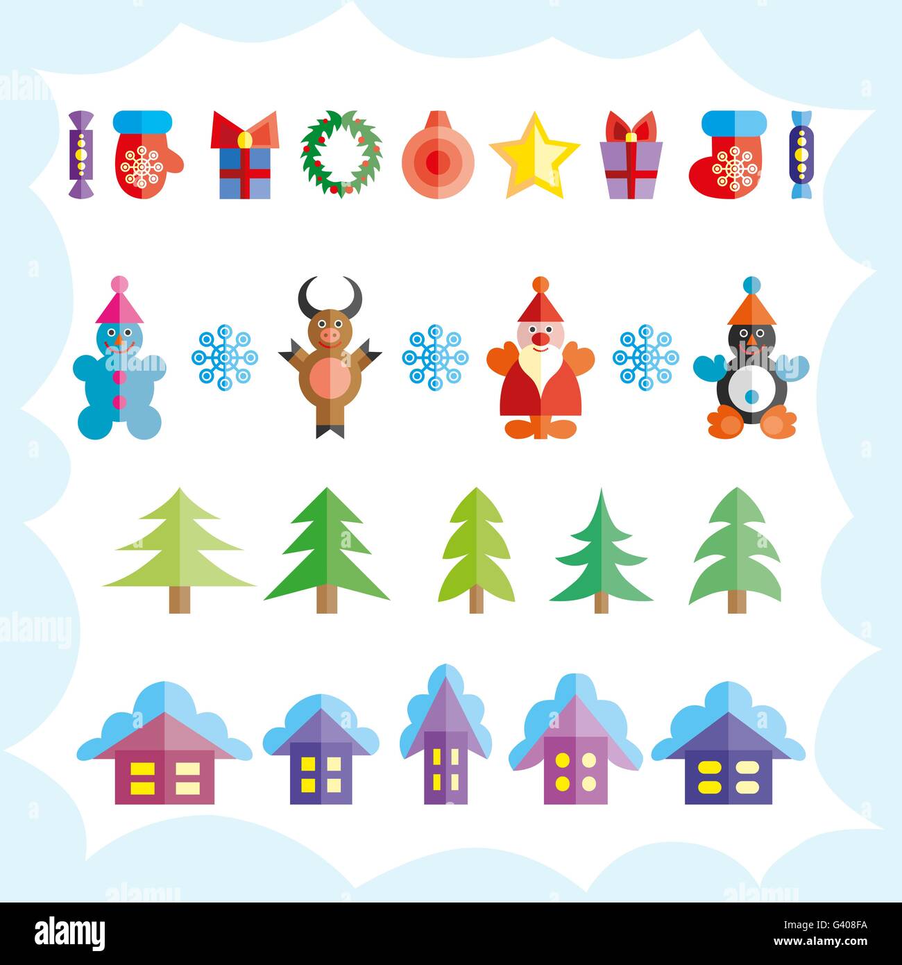 Christmas stocking santa elf Stock Vector Images - Alamy