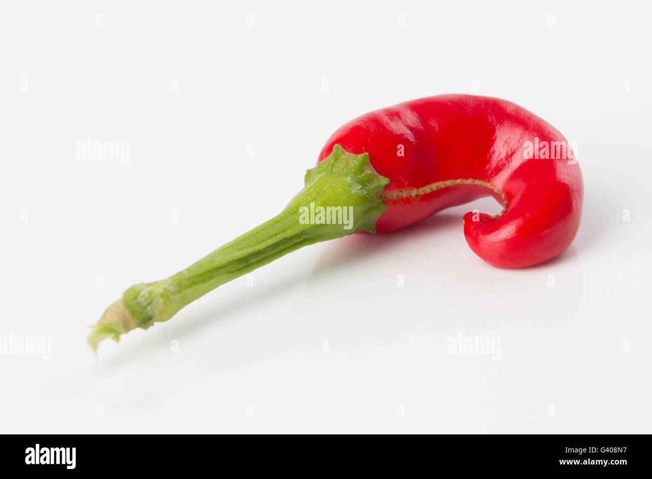 Curled red hot chili pepper hi-res stock photography and images - Alamy