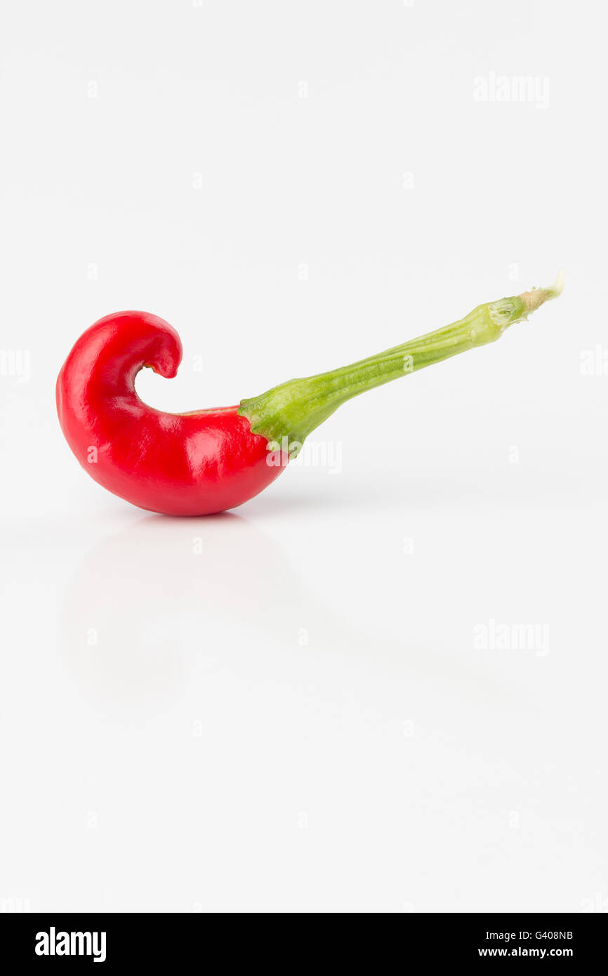Curled red hot chili pepper hi-res stock photography and images - Alamy