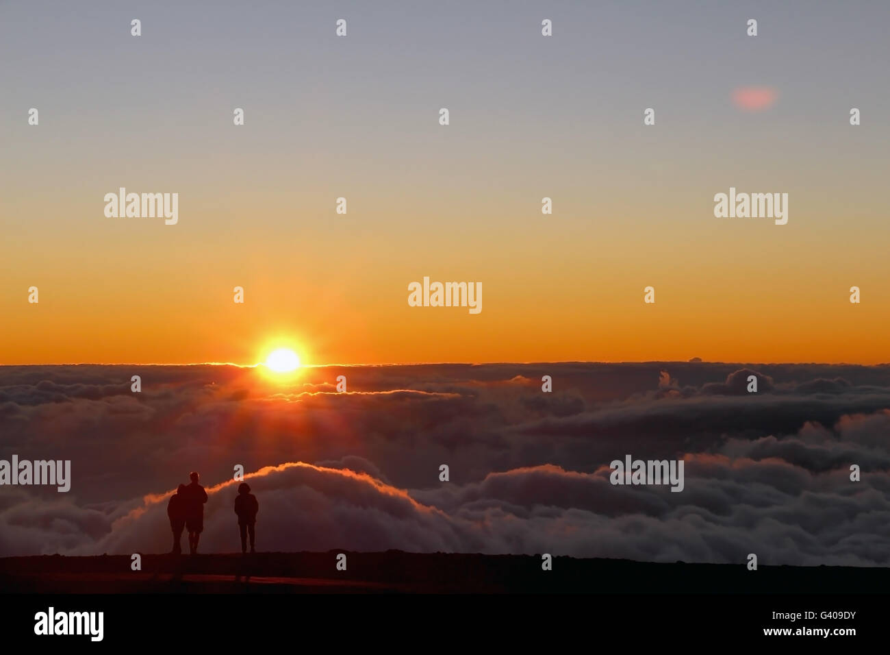 Haleakala crater sunset hi-res stock photography and images - Alamy