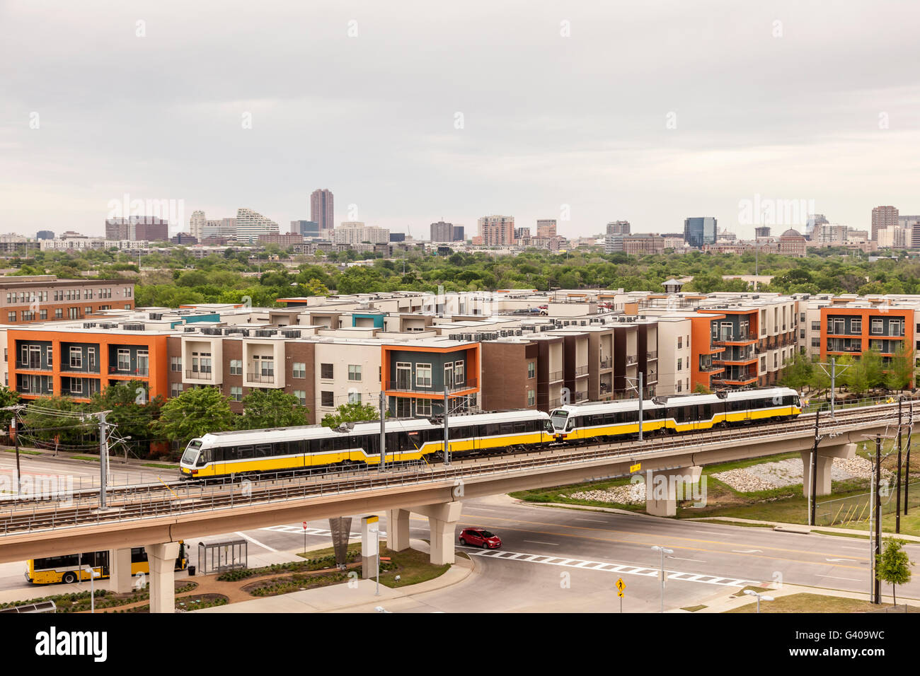 Dallas city view hi-res stock photography and images - Alamy