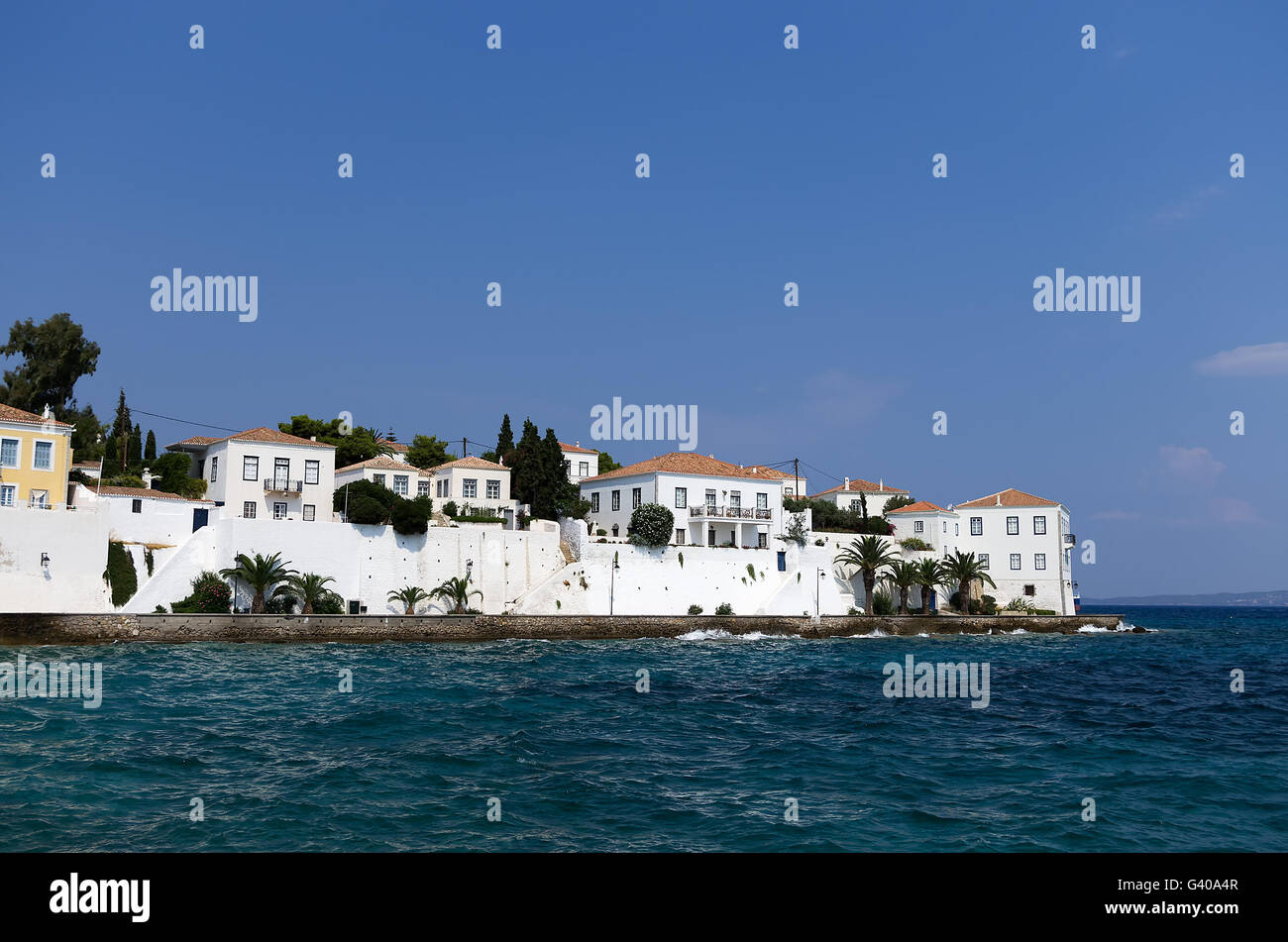 Spetses island in aegean hi-res stock photography and images - Alamy