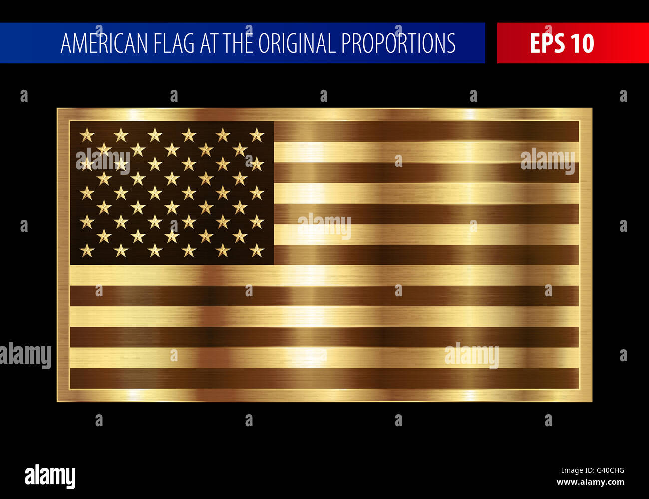 Gold flag hi-res stock photography and images - Alamy