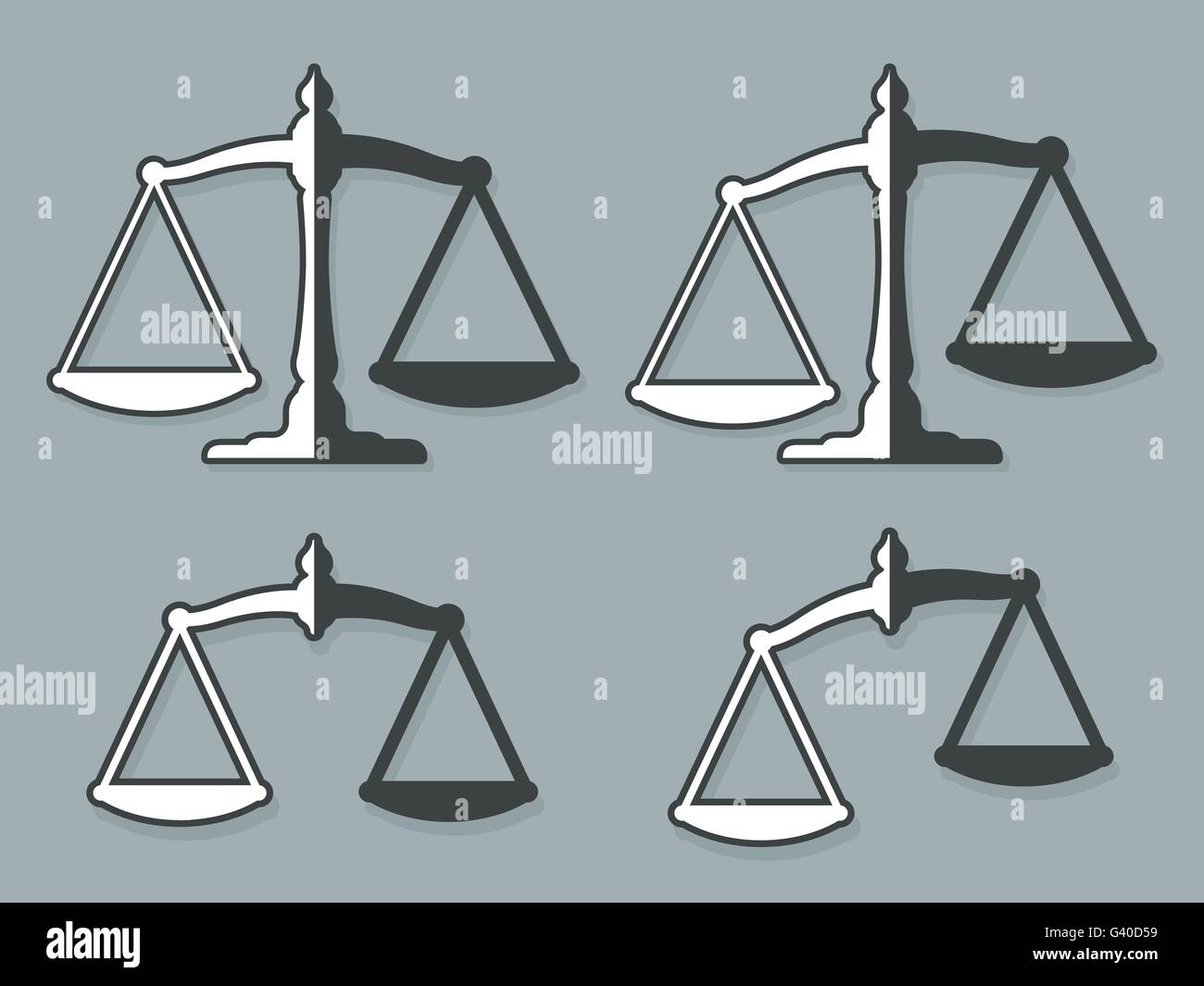 Equal balance scale objects hi-res stock photography and images - Alamy