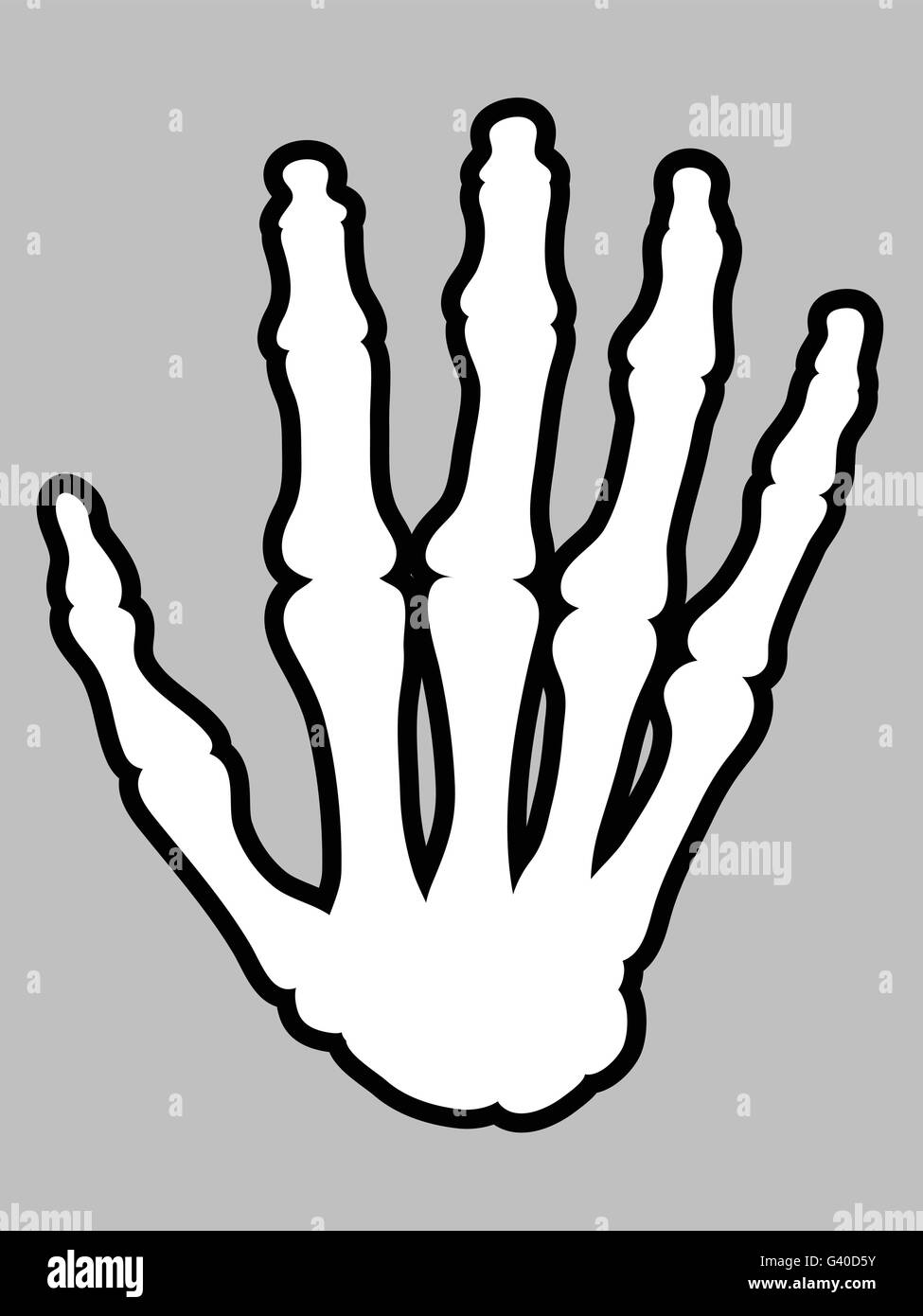 Skeleton illustration hi-res stock photography and images - Alamy