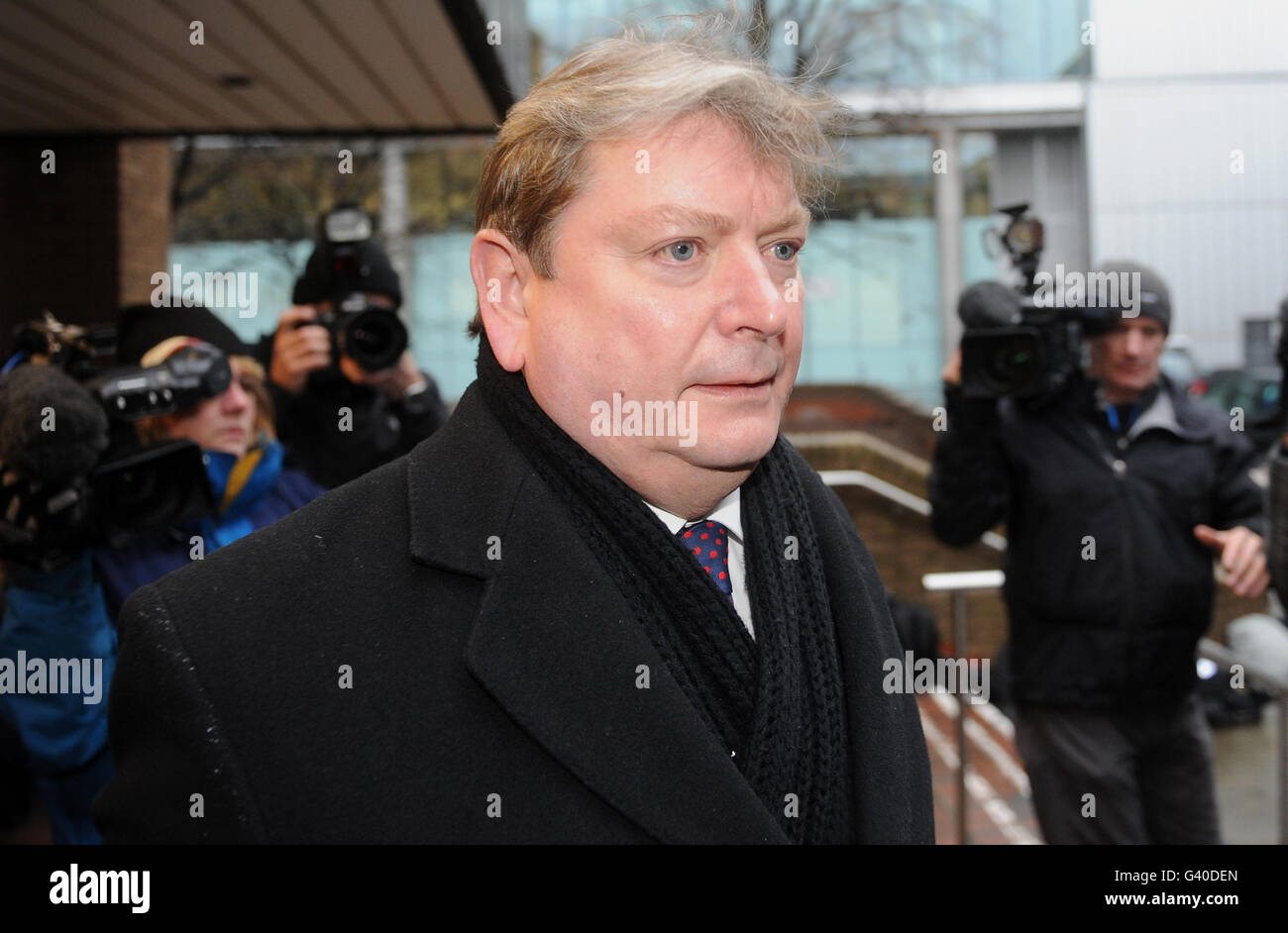 Eric Illsley, former Labour representative for Barnsley Central arrives ...