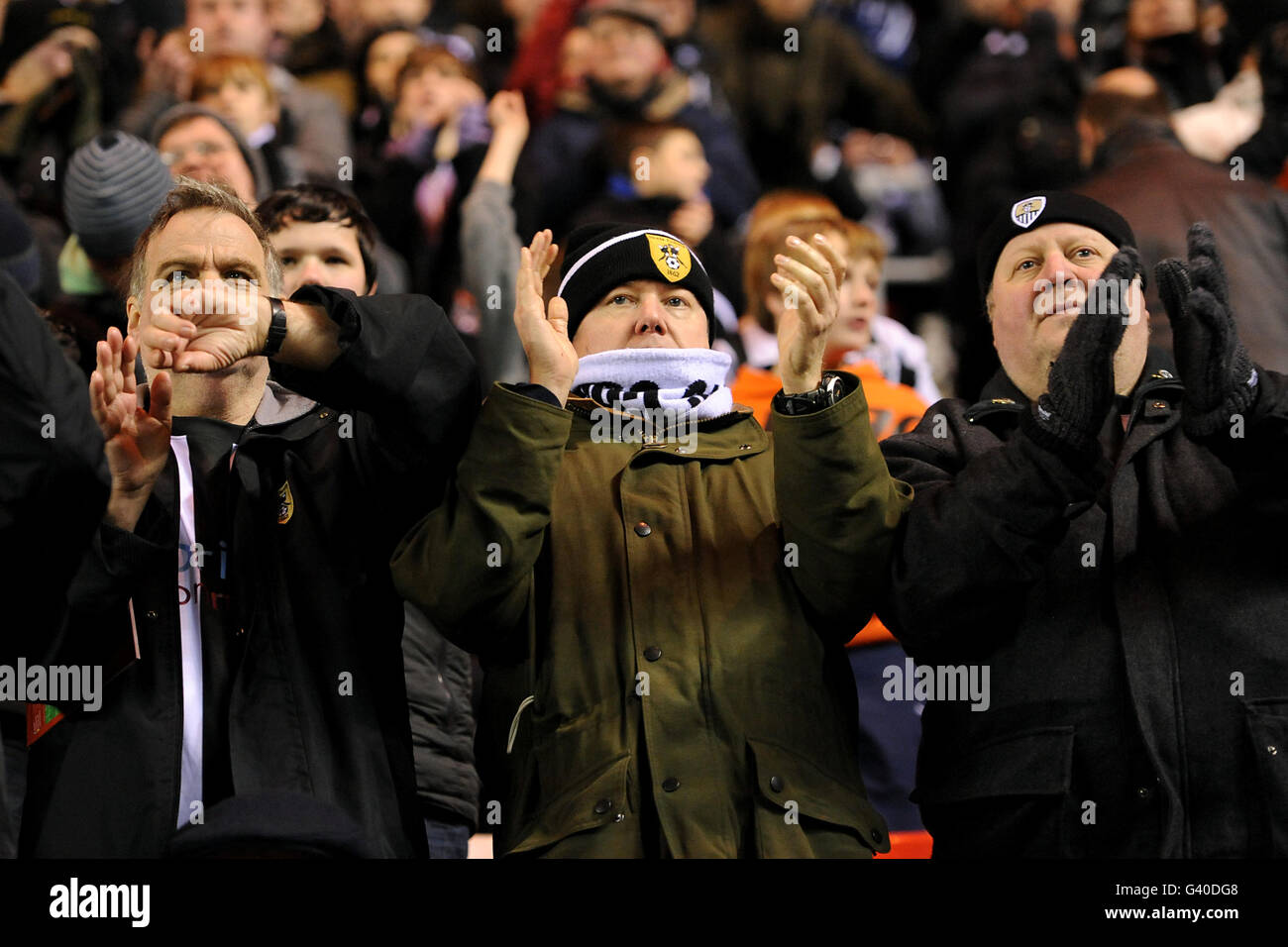 Soccer football clap claps clapping celebrate celebration hi-res stock ...