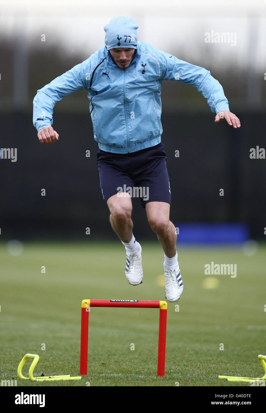 Soccer - David Beckham Trains with Tottenham Hotspur - Spurs Lodge ...