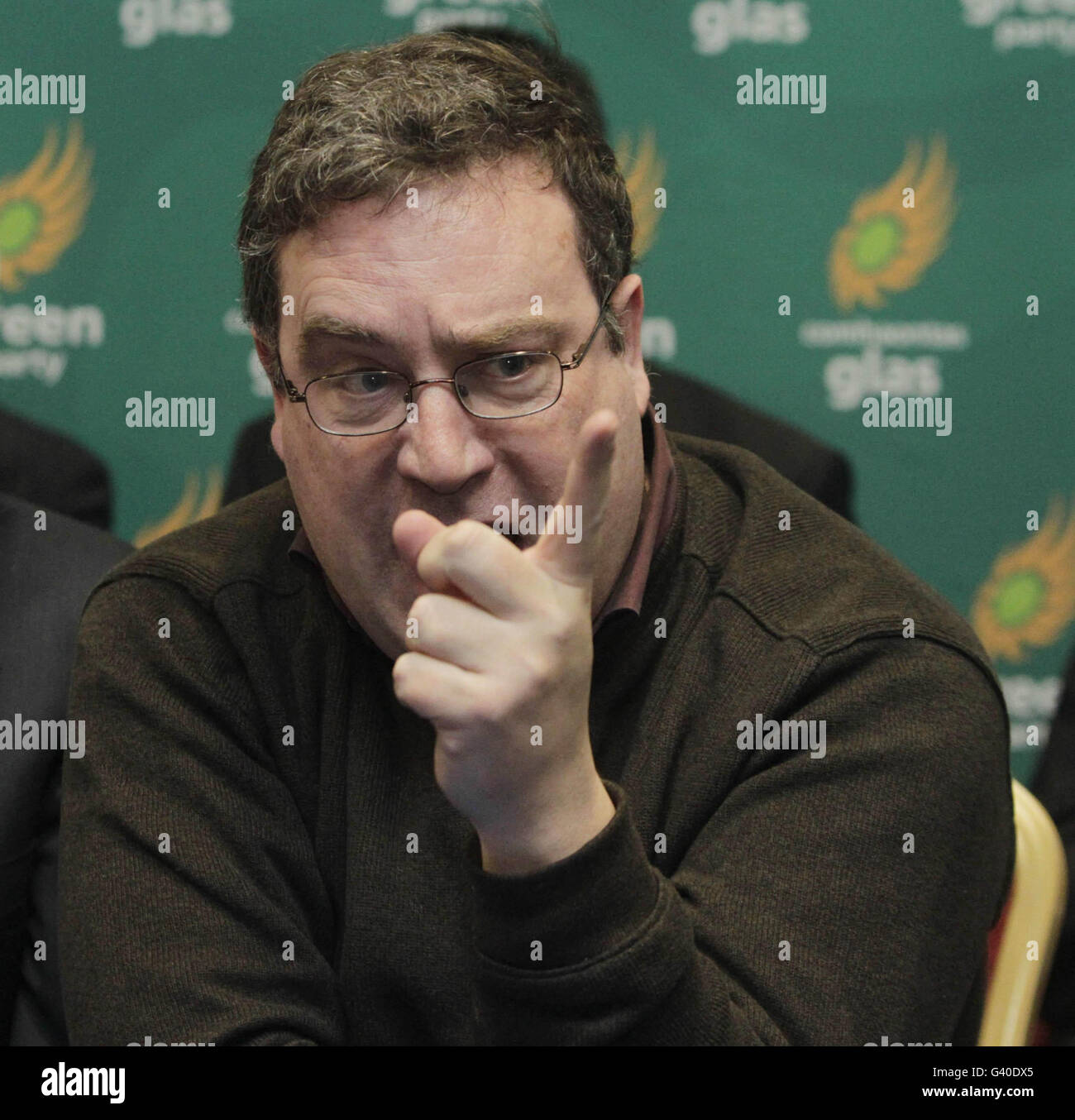 Green Party Senator Dan Boyle at a press conference after the party's ...