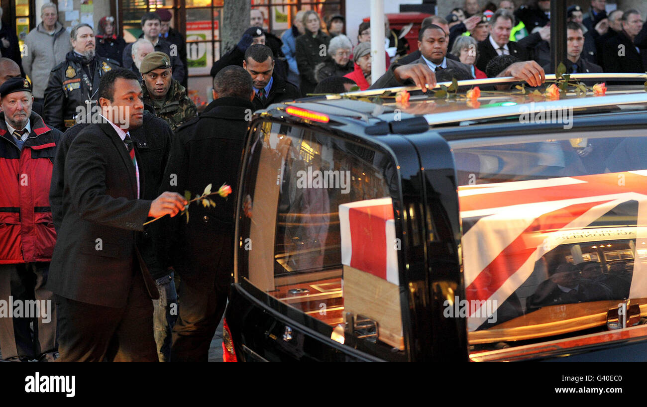 Repatriation of fallen serviceman Stock Photo - Alamy