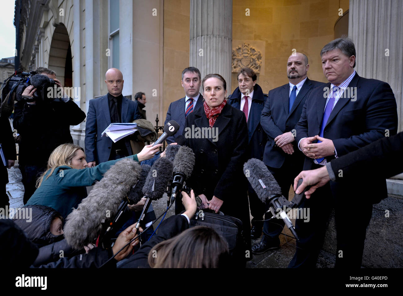 Detective Constable Claire Vincent speaks to the media outside Bristol ...