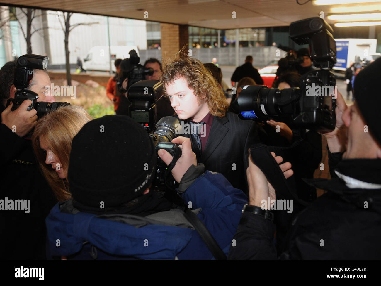 Edward woollard arrives at southwark crown court hi-res stock ...