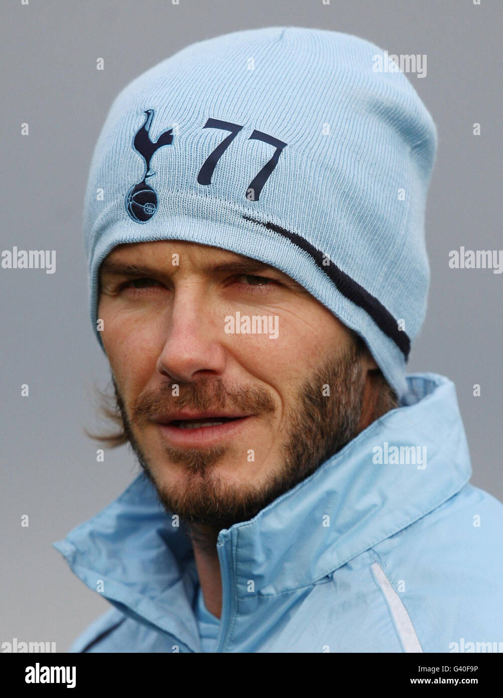 Soccer - David Beckham Trains with Tottenham Hotspur - Spurs Lodge ...