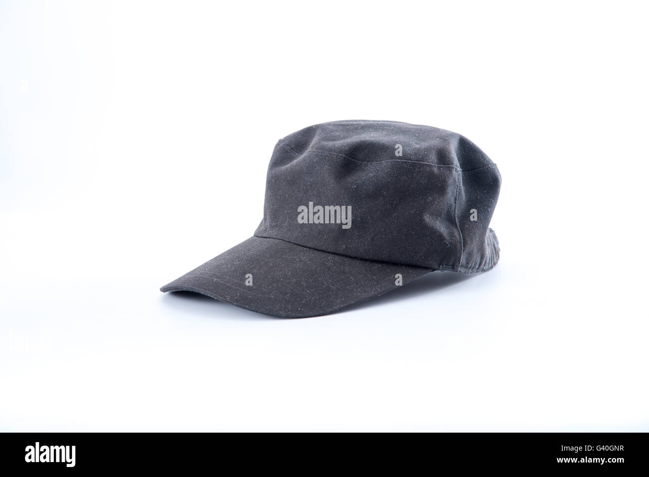 old cap on white background Stock Photo - Alamy
