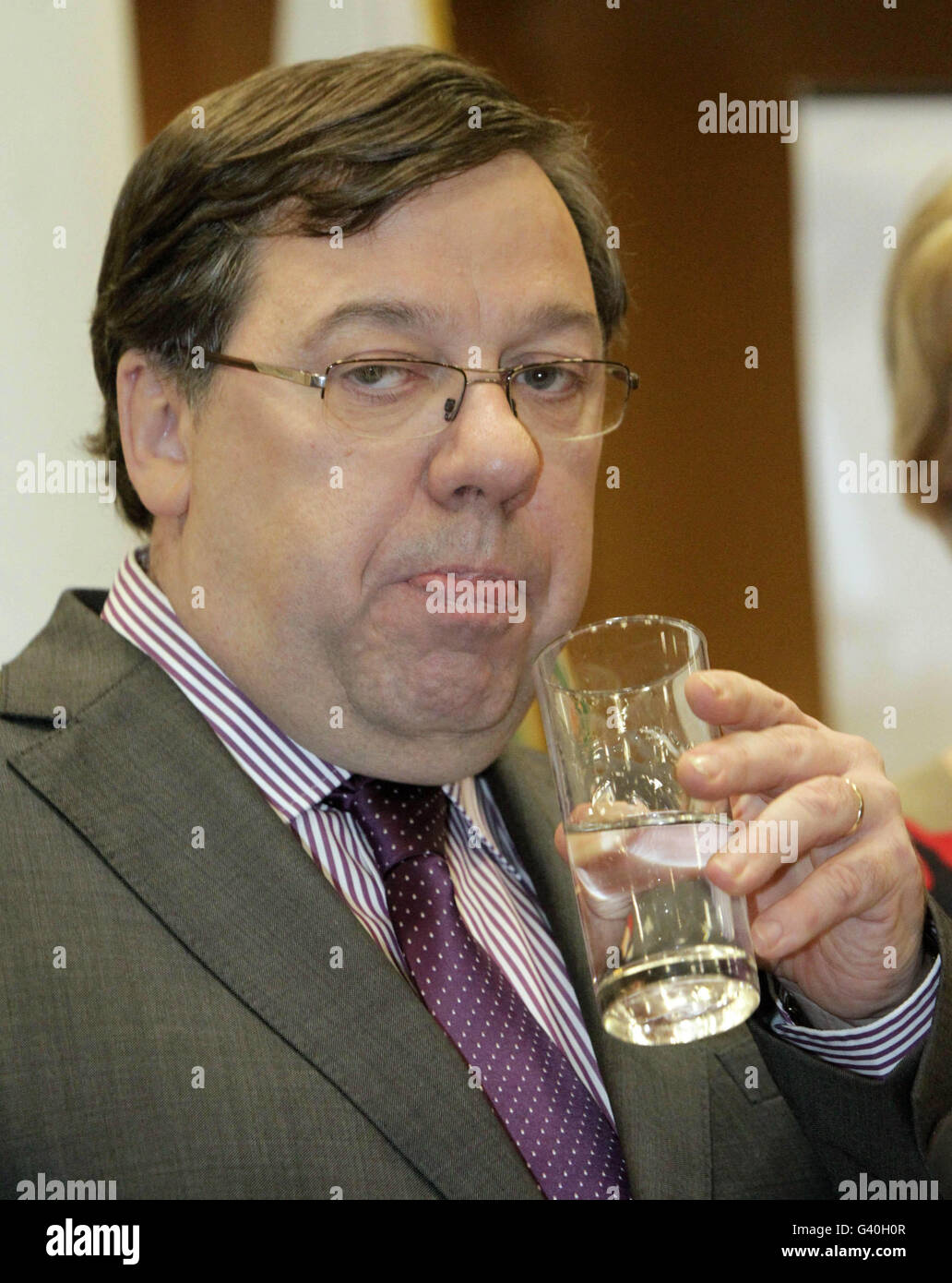 Taoiseach brian cowen during hi-res stock photography and images - Alamy