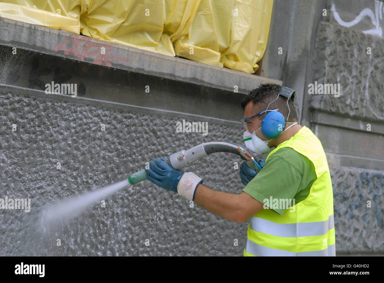 Milan (Italy), municipal service of AMSA (Milan Company for ...