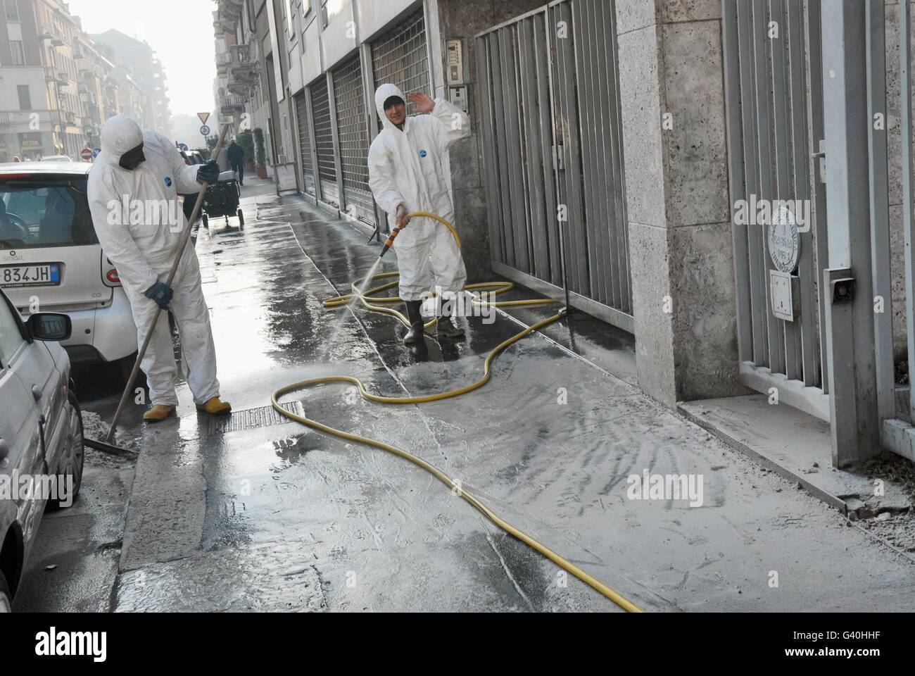 Milan (Italy), municipal service of AMSA (Milan Company for ...