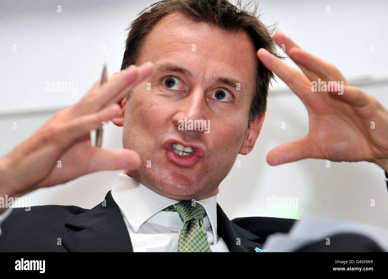 Culture, Media and and Sport Secretary Jeremy Hunt speaks at the Oxford ...