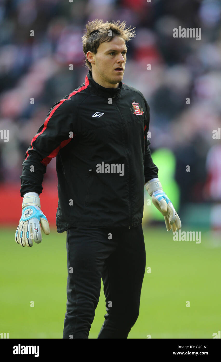 Sunderland goalkeeper trevor carson hi-res stock photography and images ...