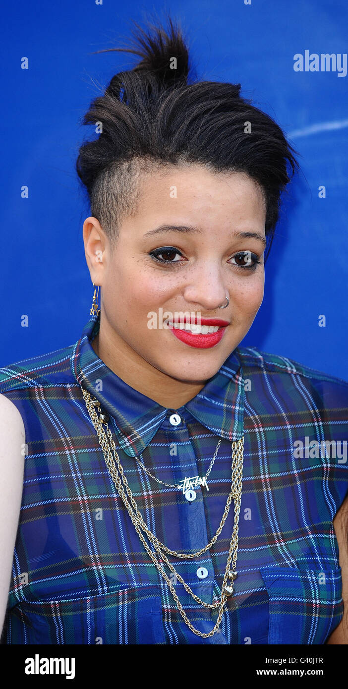 Laya Lewis, from the third generation cast of E4 drama Skins, pictured ...