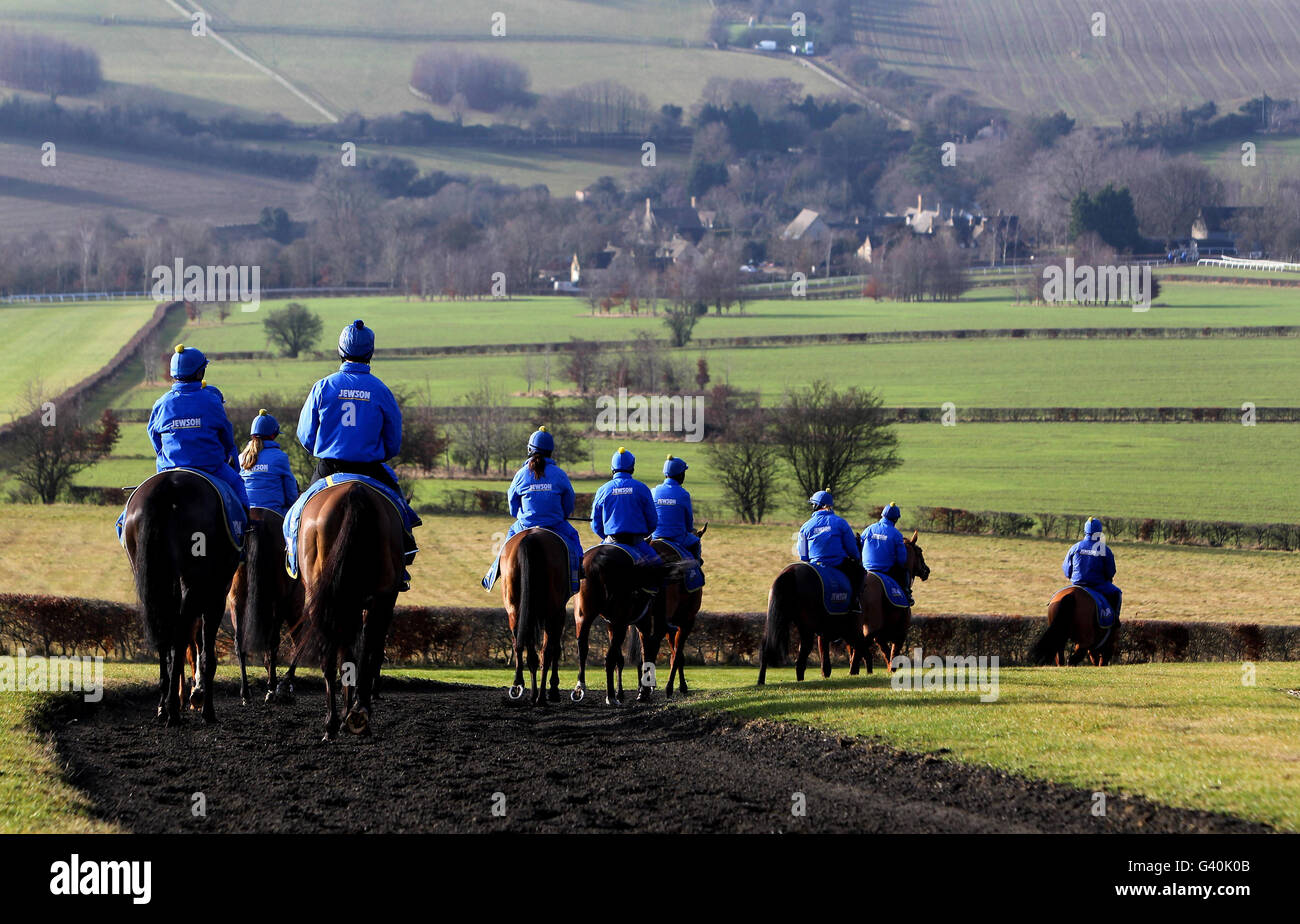 Horse Racing - Jonjo O'Neill Stables Visit - Jackdaws Castle. Horses ...