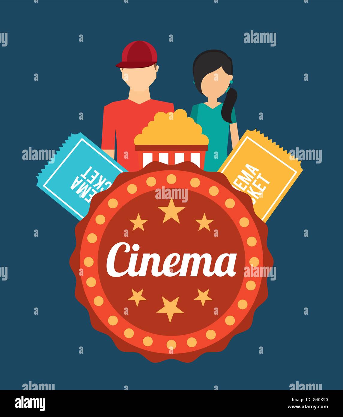 cinema entertainment design Stock Vector Image & Art - Alamy