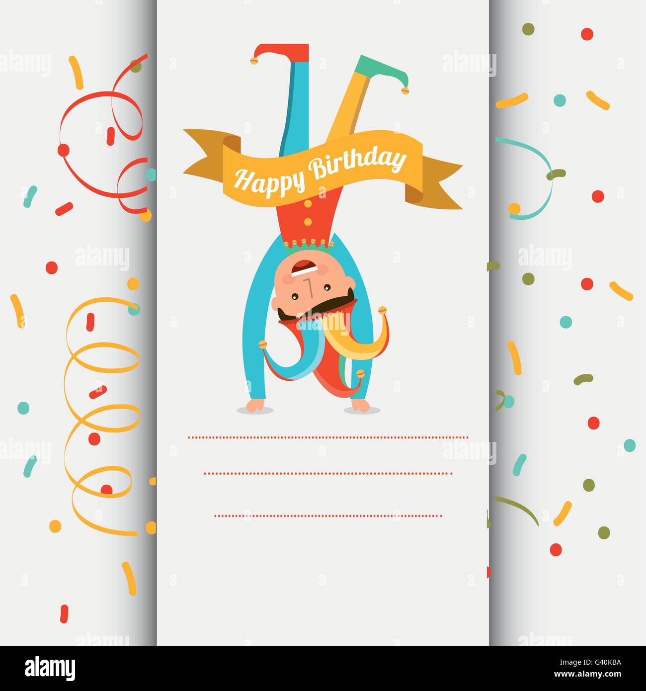 birthday invitation design Stock Vector Image & Art - Alamy