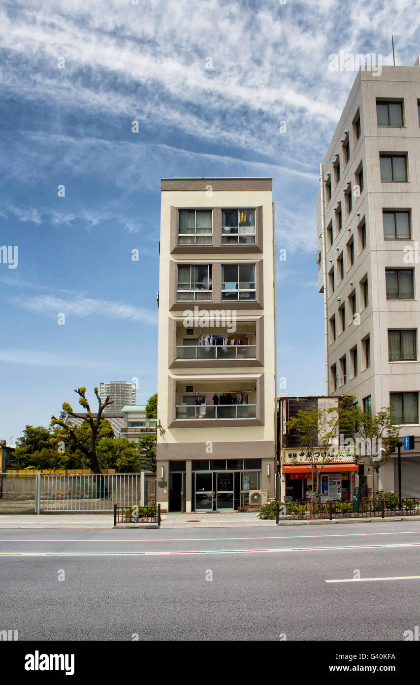TOKYO - MAY, 2016: Residential building in Taito on June 01, 2016 Stock ...