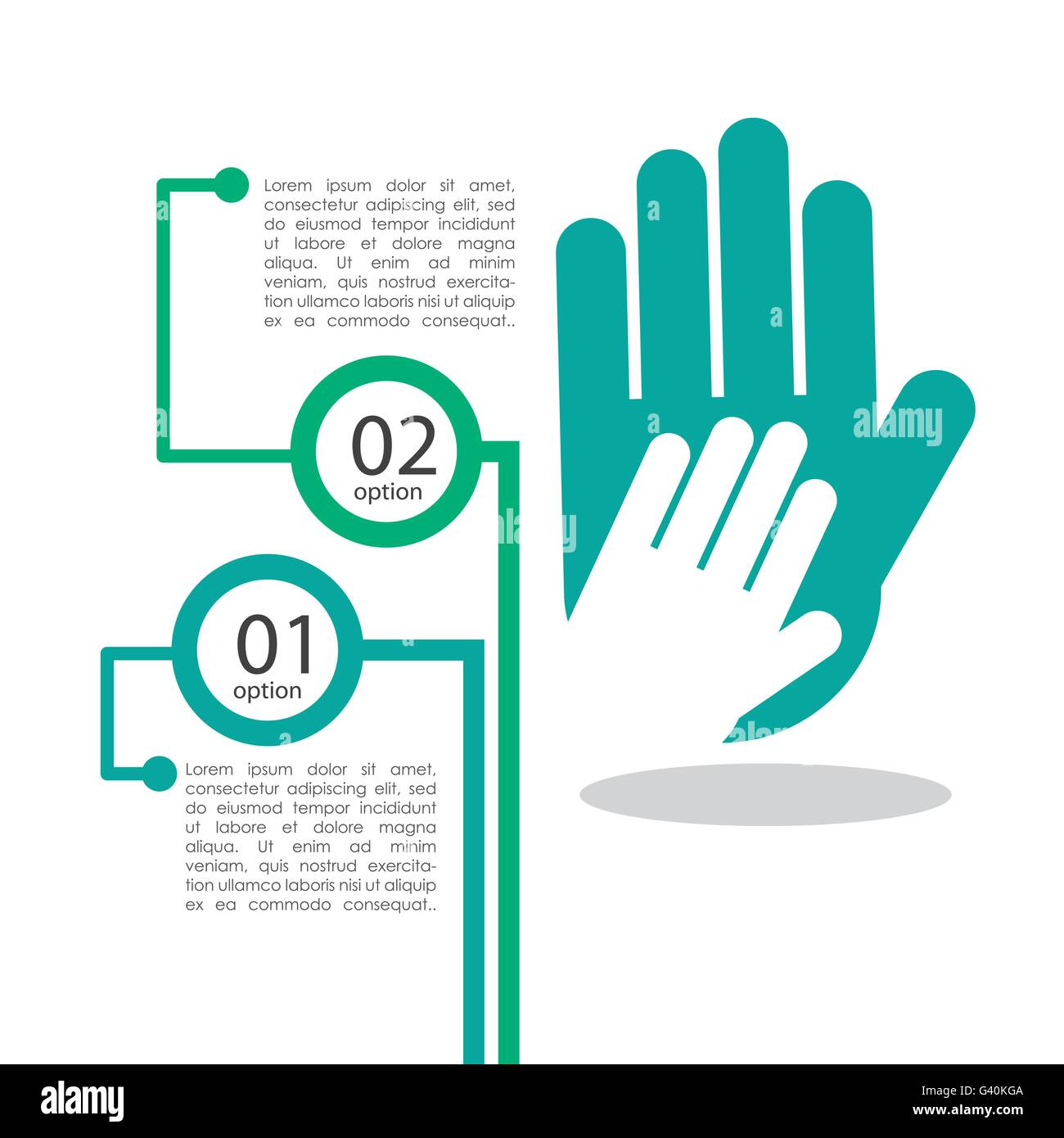 collaborative hands design Stock Vector Image & Art - Alamy