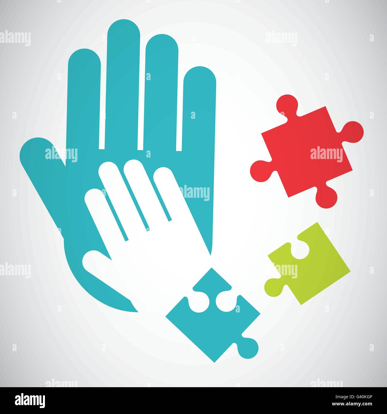 collaborative hands design Stock Vector Image & Art - Alamy