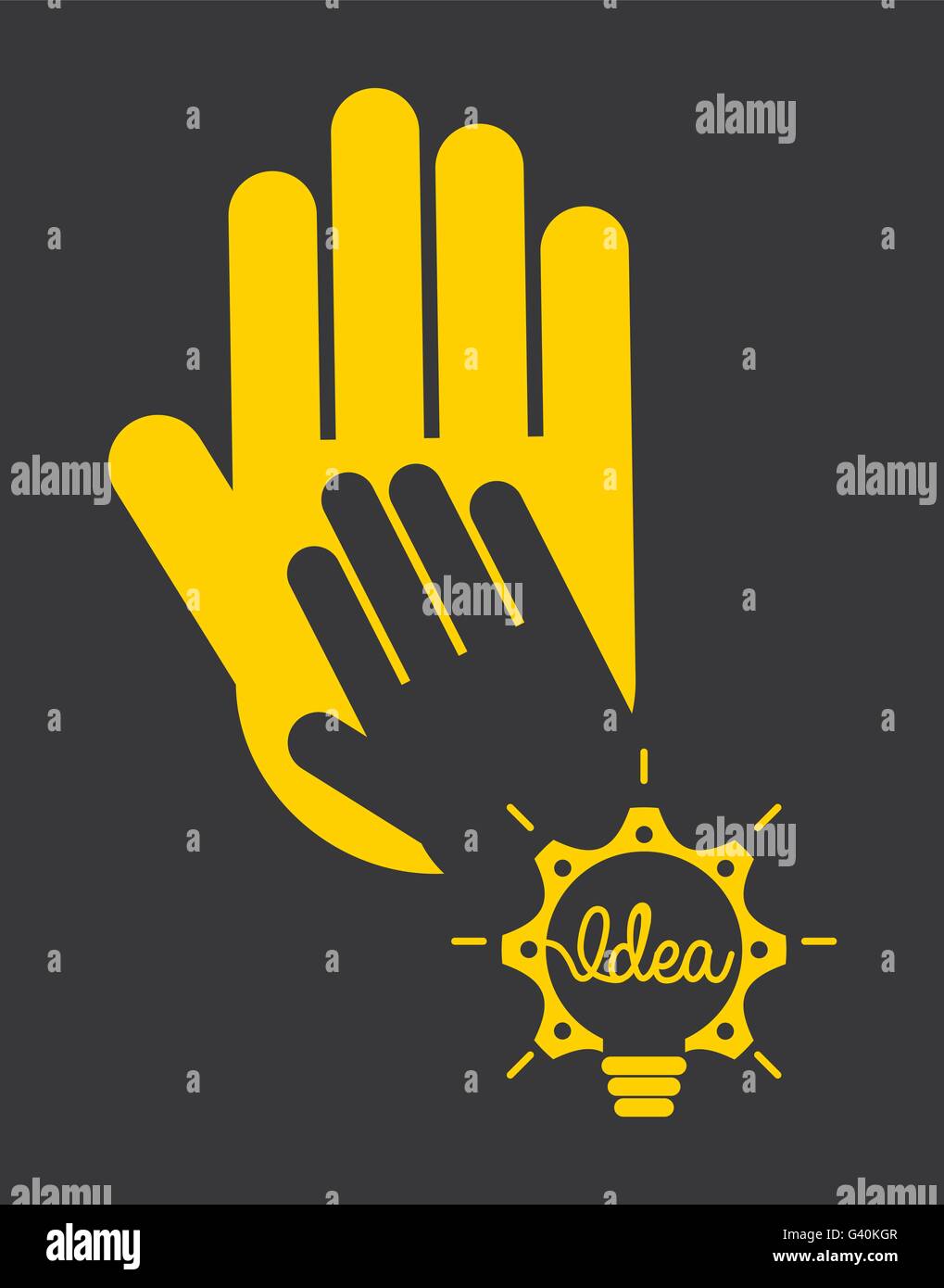 collaborative hands design Stock Vector Image & Art - Alamy