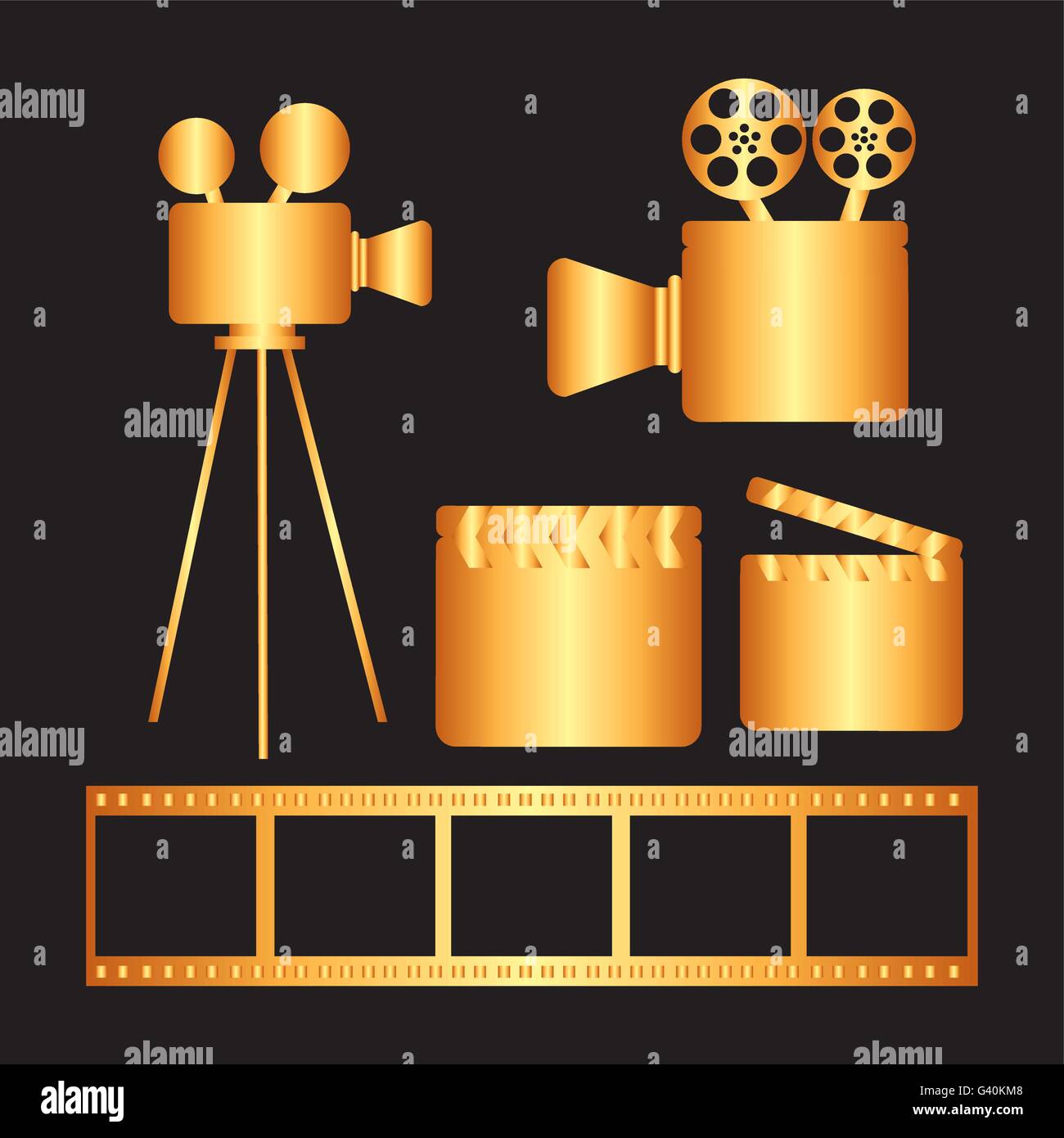 cinema entertainment design Stock Vector Image & Art - Alamy