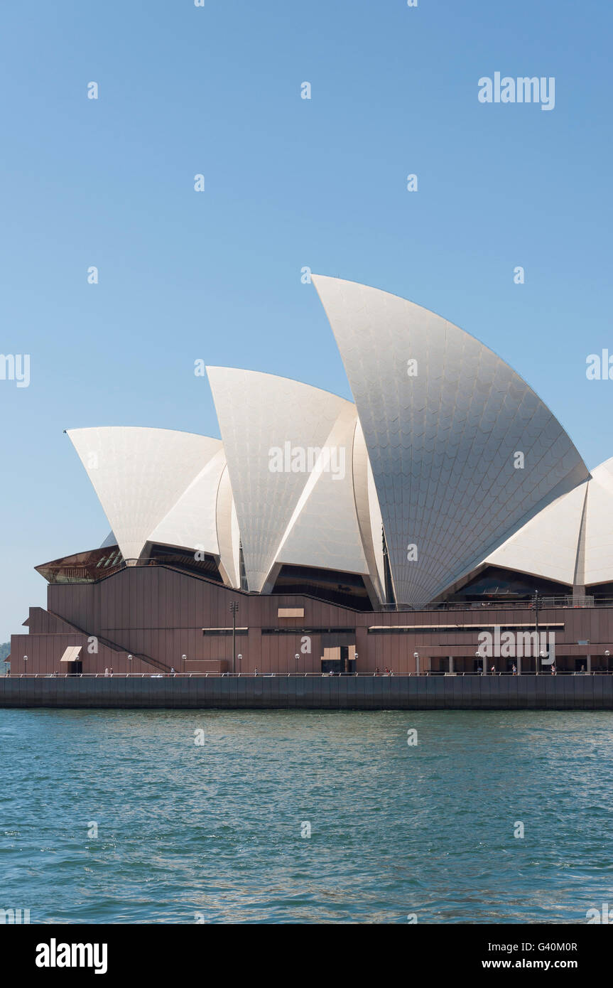 Sydney Opera House on Bennelong Point, Sydney Harbour, Sydney, New ...