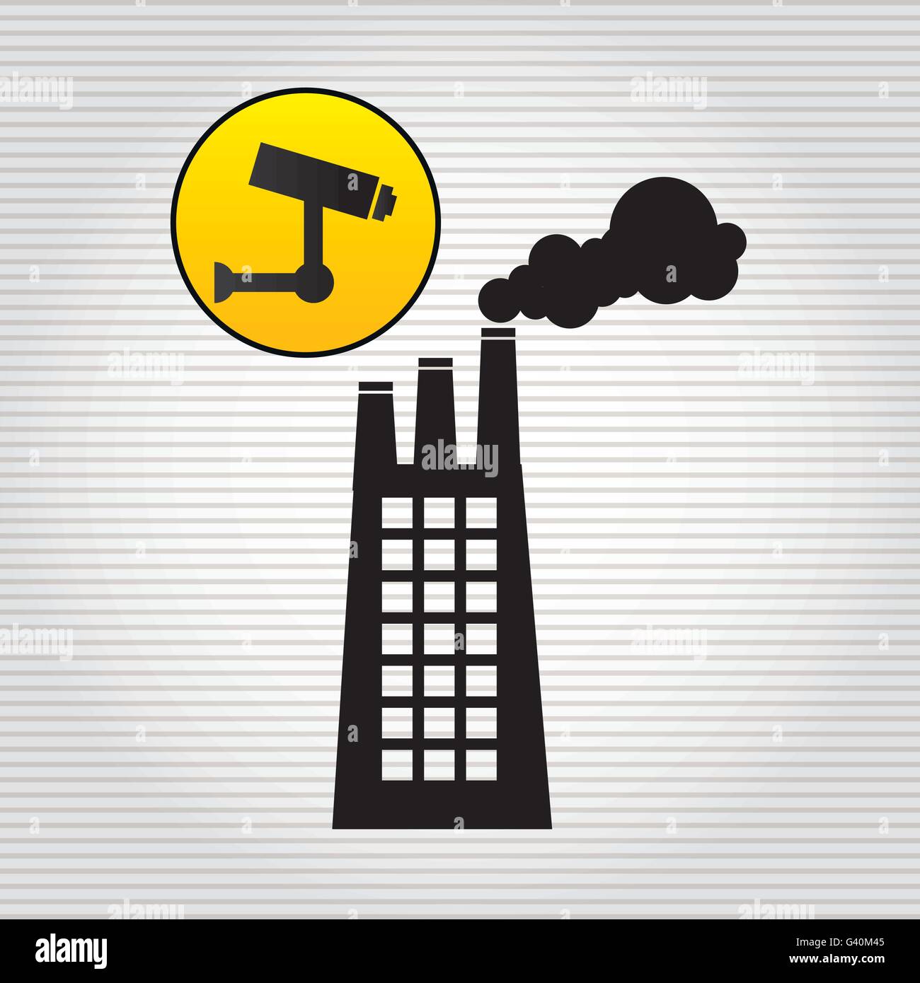 Factory security guard Stock Vector Images - Alamy