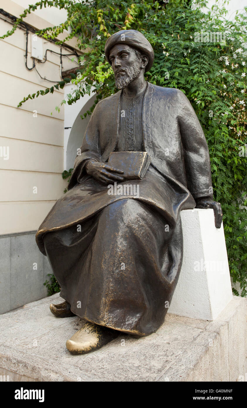 Maimonides statue hi-res stock photography and images - Alamy