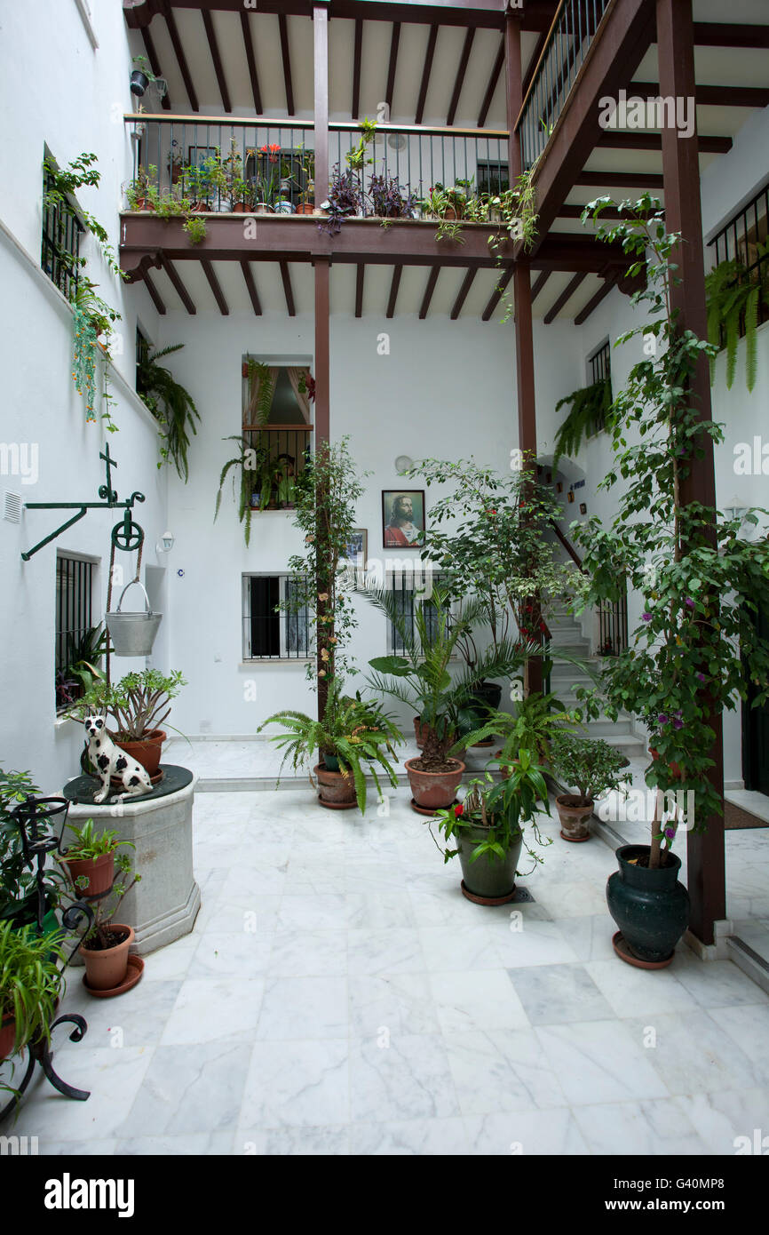 Typical andalusian courtyard hi-res stock photography and images - Alamy