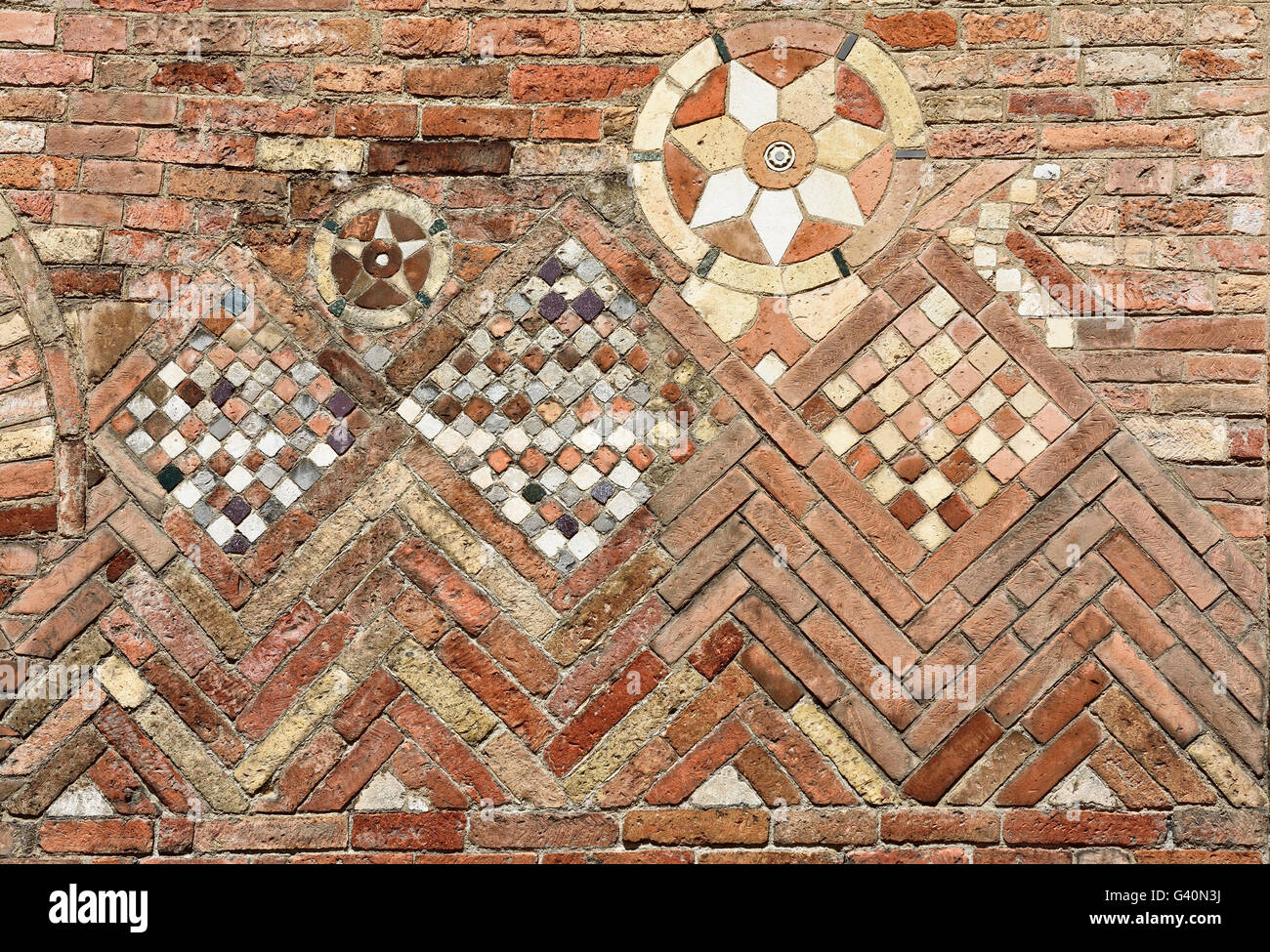 Brickwork Detail, Church of the Holy Sepulchre, Santo Stefano basilica ...