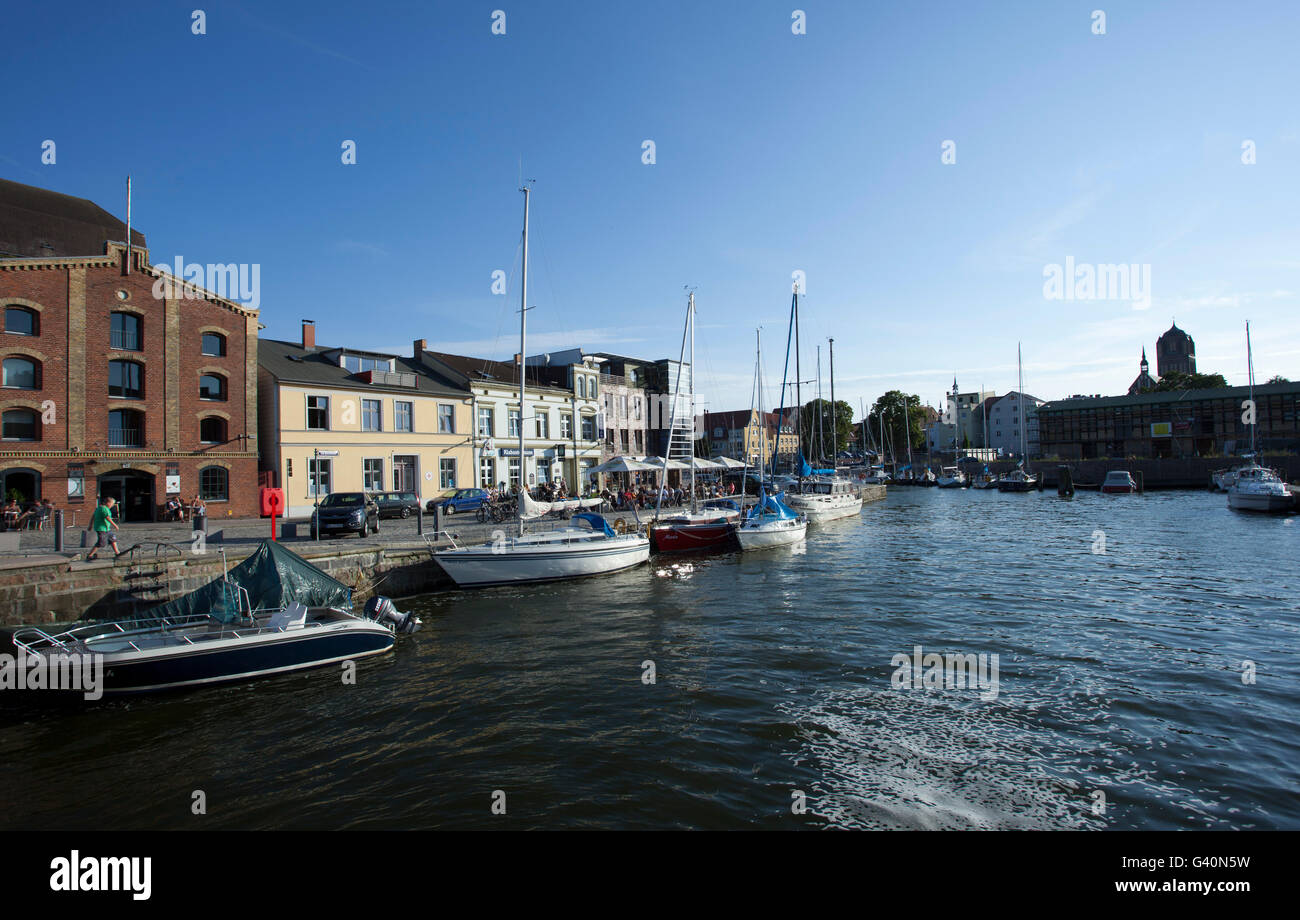 Port of Stralsund, Baltic Coast, Mecklenburg-Western Pomerania Stock ...