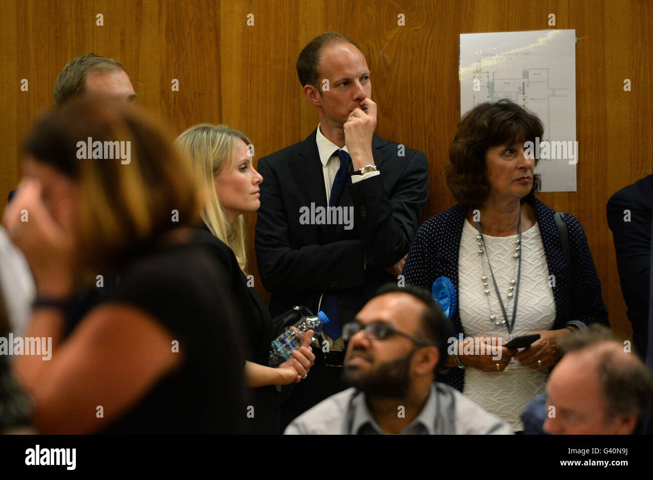 Conservative candidate Dan Watkins looks-on during the Tooting by ...