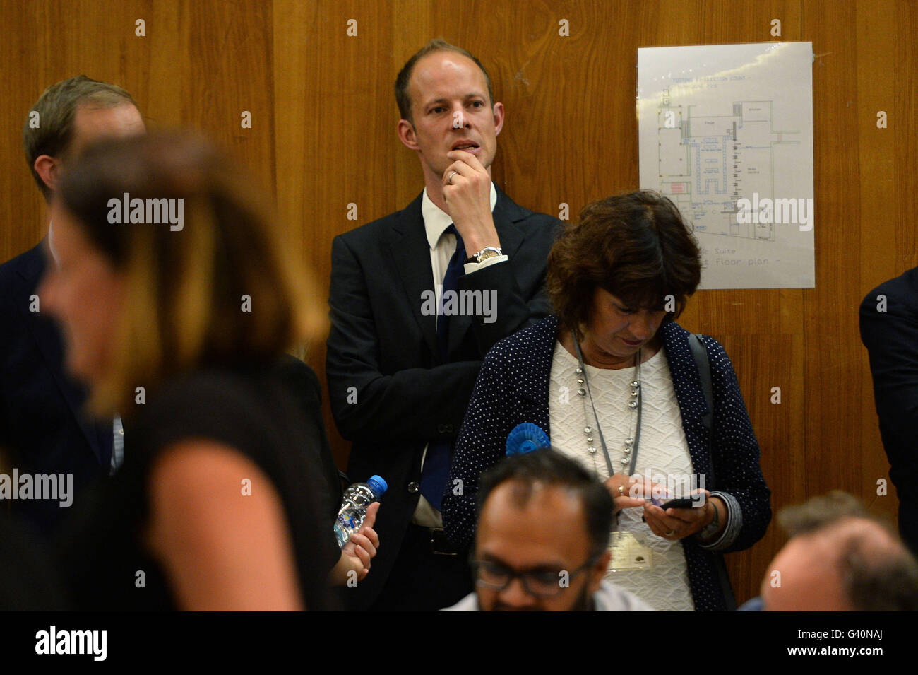 Conservative candidate Dan Watkins looks-on during the Tooting by ...